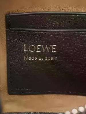 Loewe Pebble Messenger Shoulder Bag - Grey