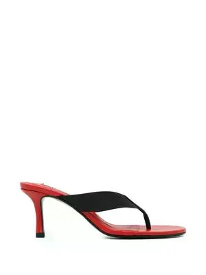 Senso Heeled Thong Sandals - Red