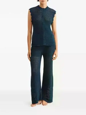 ERES Aurora Crochet-knit Top - Blue