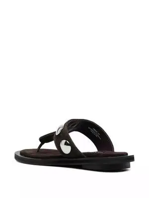 Senso Anna Ii Stud Embellished Thong Sandals - Brown
