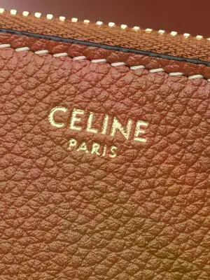 Celine Small Hippopotamus Leather Shoulder Bag