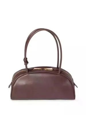 Miu Miu Beau Leather Tote Bag - Brown
