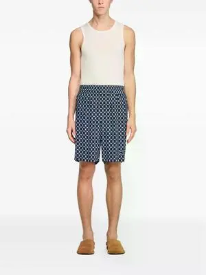 Sandro Chain Link Print Flowy Shorts