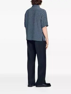 Sandro Link Print Loose-fit Shirt