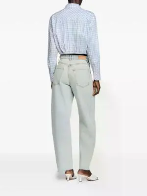 Sandro Faded Barrel Cotton Jeans