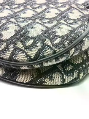 Dior 2010s Mini D-charm Shoulder Bag - Blue