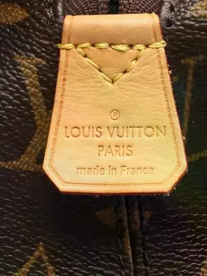 LOUIS VUITTON Monogram Leather Travel Bag