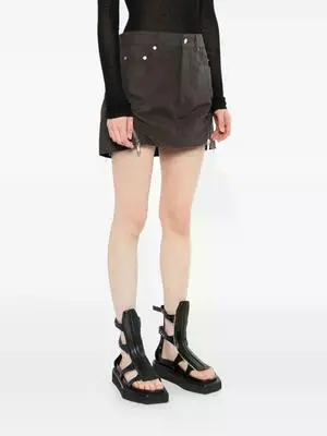 Rick Owens Bolan Banana Mini Skirt - Brown