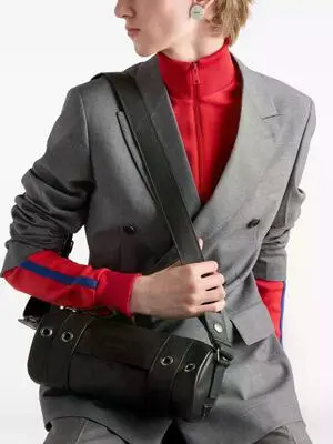 Prada Leather Barrel Bag