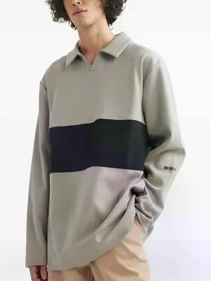 OFF DUTY Tape Pullover T-shirt - Grey