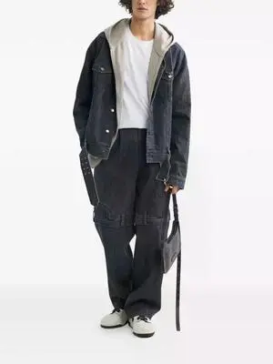 OFF DUTY Pleated Eararn Jeans