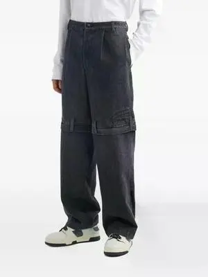 OFF DUTY Pleated Eararn Jeans
