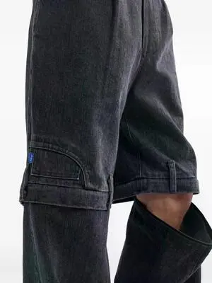 OFF DUTY Pleated Eararn Jeans