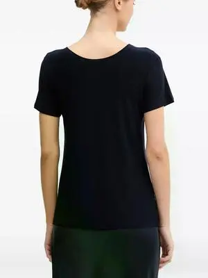Joseph Ribkoff Short-sleeve Top With Round Neck And Button Detailing