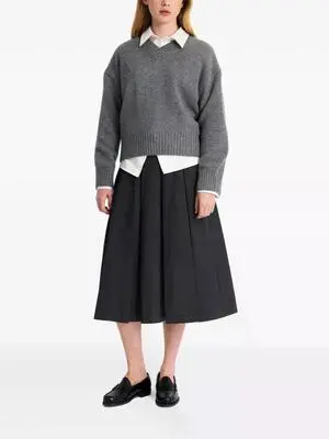 Pringle Of Scotland Cashmere V-neck Jumper - Grey