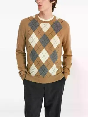 Pringle Of Scotland Argyle Crew Neck Sweater