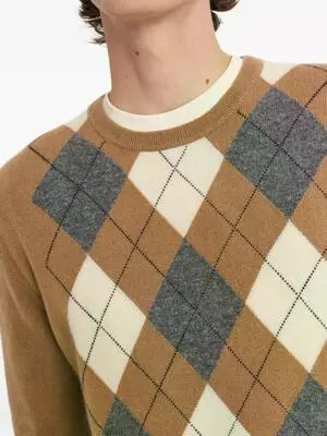Pringle Of Scotland Argyle Crew Neck Sweater