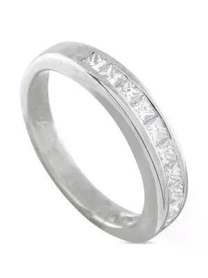 LB EXCLUSIVE 18k White Gold Princess-cut Diamond Ring - Silver
