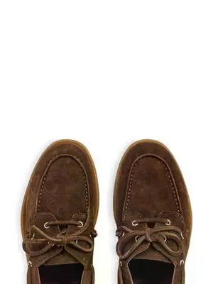 Etro Suede Boat Shoes