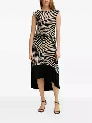 Joseph Ribkoff Graphic Pattern Midi Dress