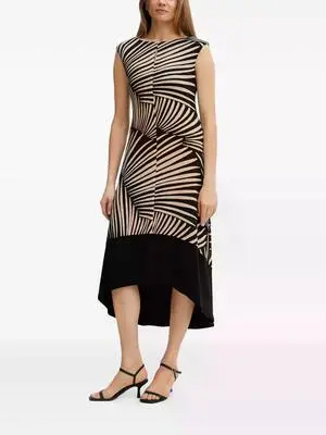 Joseph Ribkoff Graphic Pattern Midi Dress