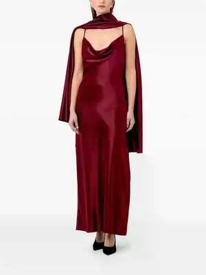 NICHOLAS Nelia Cowl-neck Maxi Dress