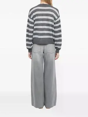 Zadig&Voltaire Striped Swapy Cashmere Sweater