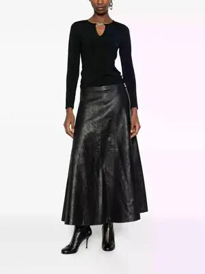 Alexander Wang Logo Plaque V-neck Sweater