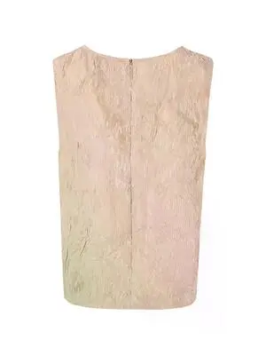 Giorgio Armani Sleeveless Top With Rear Zip Fastening