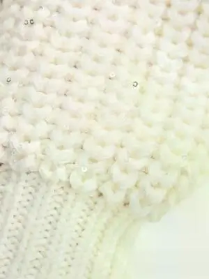 MARC AUREL Sequin Embellishment Roll Neck Knitwear