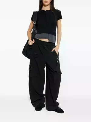 Y3 Dip-dye Panelled T-shirt
