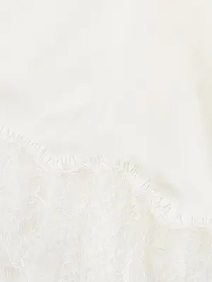 Staud Chloe Lace-trimmed Silk-blend Satin Camisole - Neutrals
