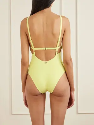Kiki De Montparnasse Euchaffe One Piece Swimsuit - Yellow