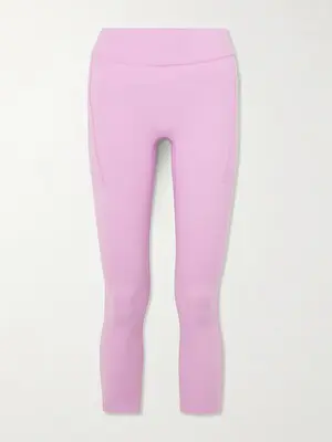 On Performance 7/8 Stretch Recycled-jersey Leggings - Pink