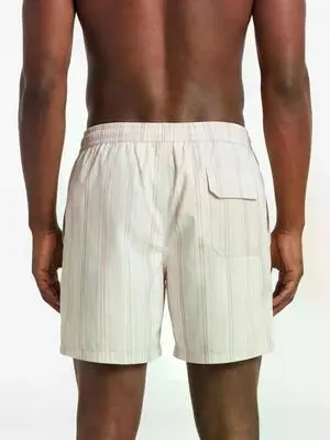 Eleventy Striped Beach Shorts