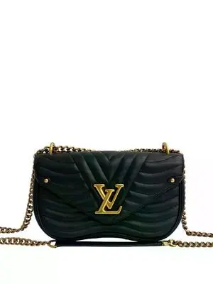 LOUIS VUITTON New Wave Chain Bag Mm Satchel