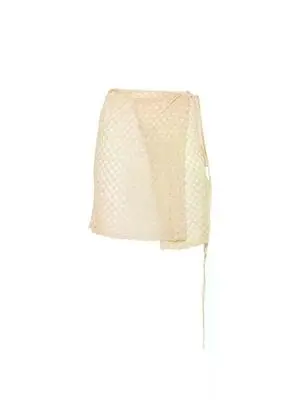 Missoni Crochet Wrap Mini Skirt