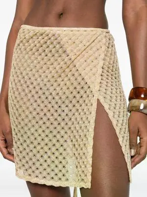 Missoni Crochet Wrap Mini Skirt