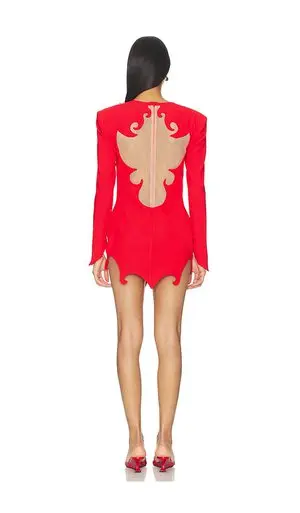 THE DOLLS HOUSE Aurora Mini Dress - Red