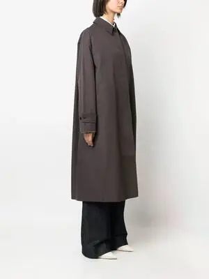 Studio Nicholson Holin Buttoned Raincoat - Brown
