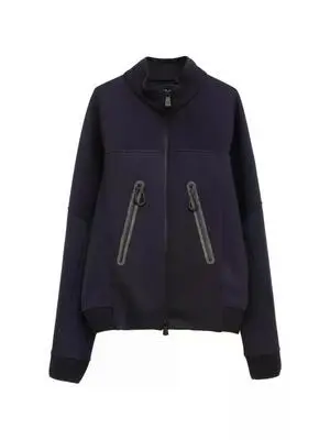 Moncler Zip-up Jacket With Logo Patch