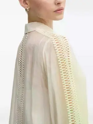 MARC AUREL Laddered Long Sleeve Shirt