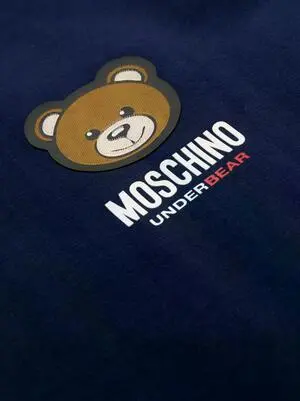 Moschino Moschino Leo Teddy-Print Sweatshirt Blue