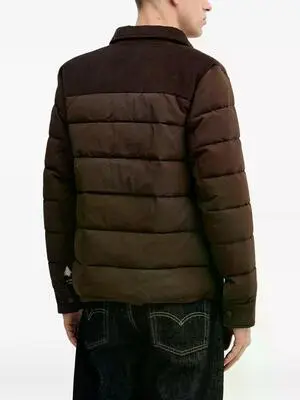 BENETTON Corduroy Panelled Padded Jacket