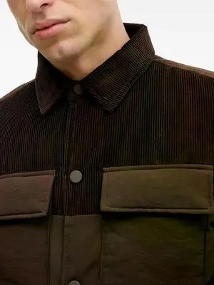BENETTON Corduroy Panelled Padded Jacket