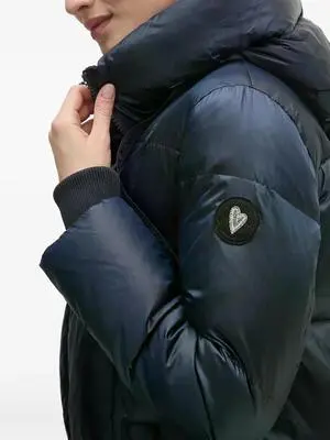 MOS MOSH Hooded Quilted Coat - Blue