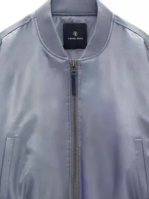 ANINE BING Zip-up Bomber Jacket - Blue