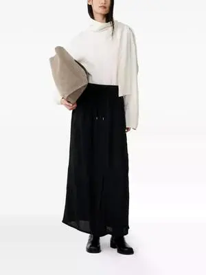 Studio Nicholson Valery Tie Neck Top - Neutrals
