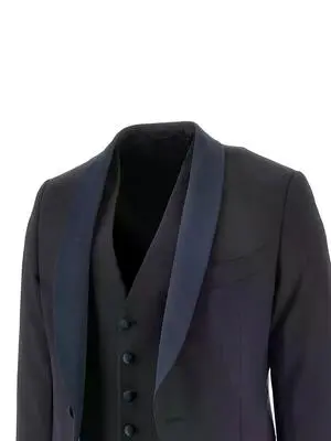 Caruso Shawl-collar Suit - Blue