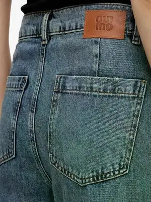 OUI Seamed Wide-leg Jeans